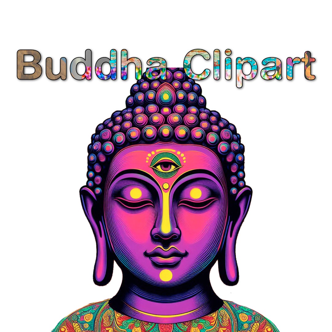 Find Inner Peace With Pop Art: Buddha Clipart for Modern Zen ...