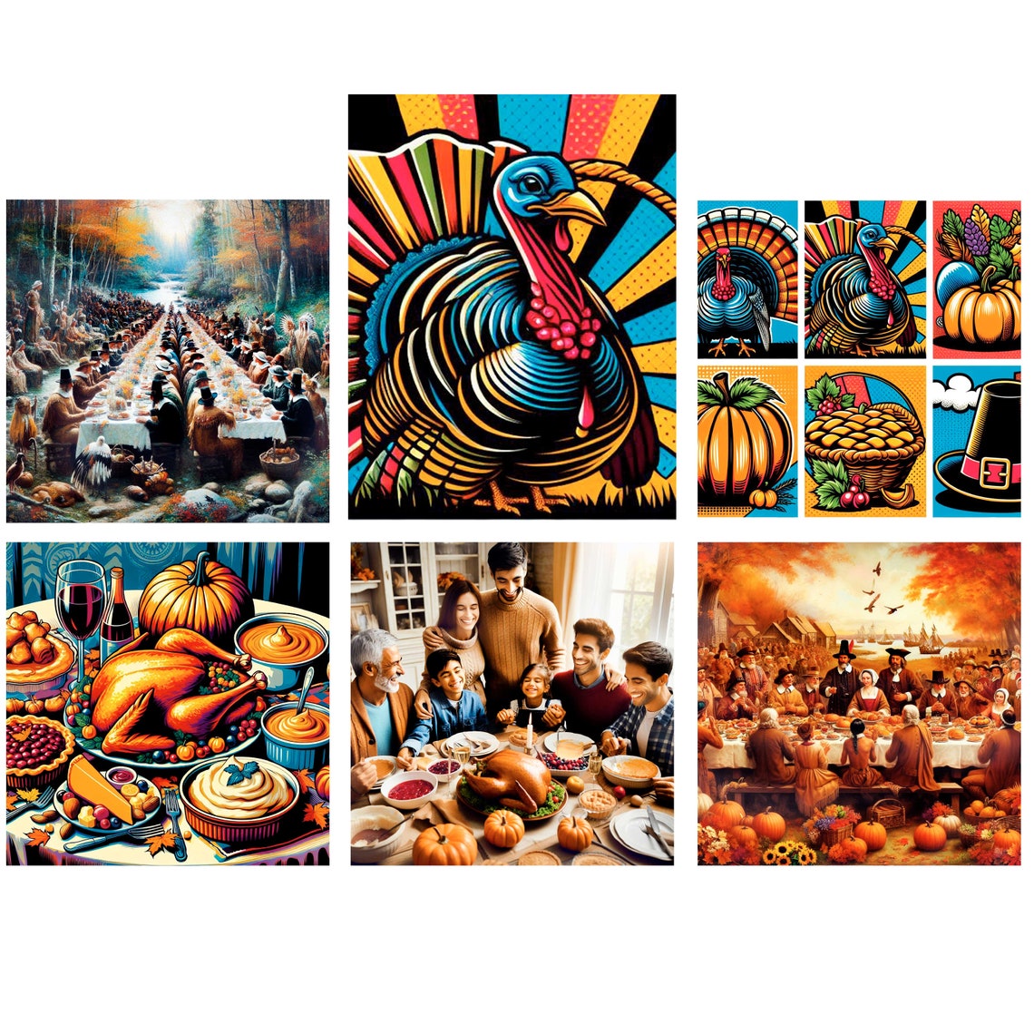 Thanksgiving Clipart, Greetings, Turkey Day, Fall Colors, Autumn Leaves ...