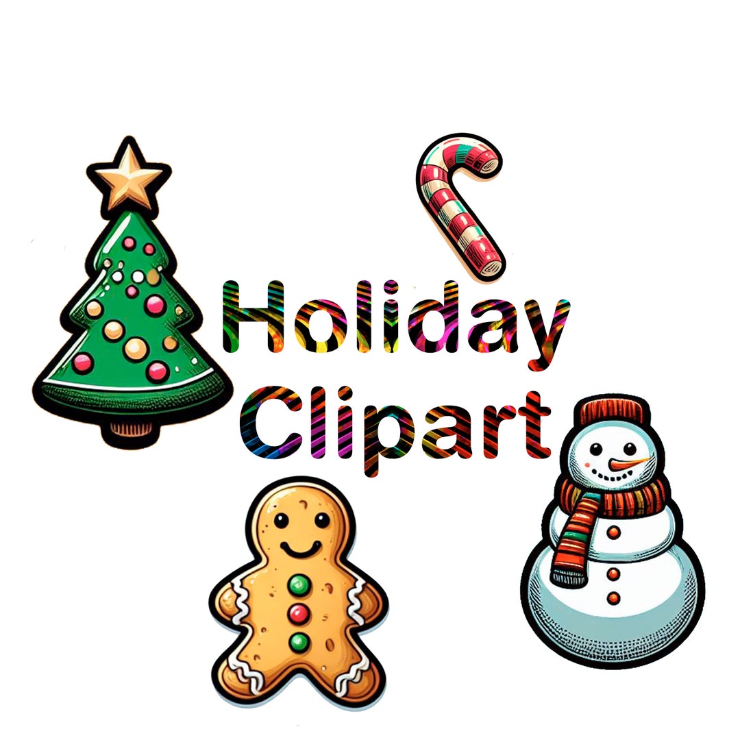 Holiday PNG Clipart, Scaleable Clipart PNG Files, Graphic Holiday Png ...