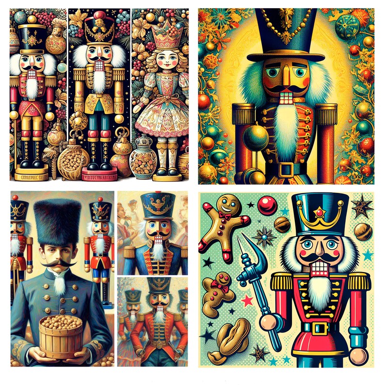 Festive Nutcracker Clipart Collection - Bring Holiday Cheer to Your ...