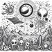 Blast off on a UFO Coloring Adventure: Explore Imaginary Alien Planets ...