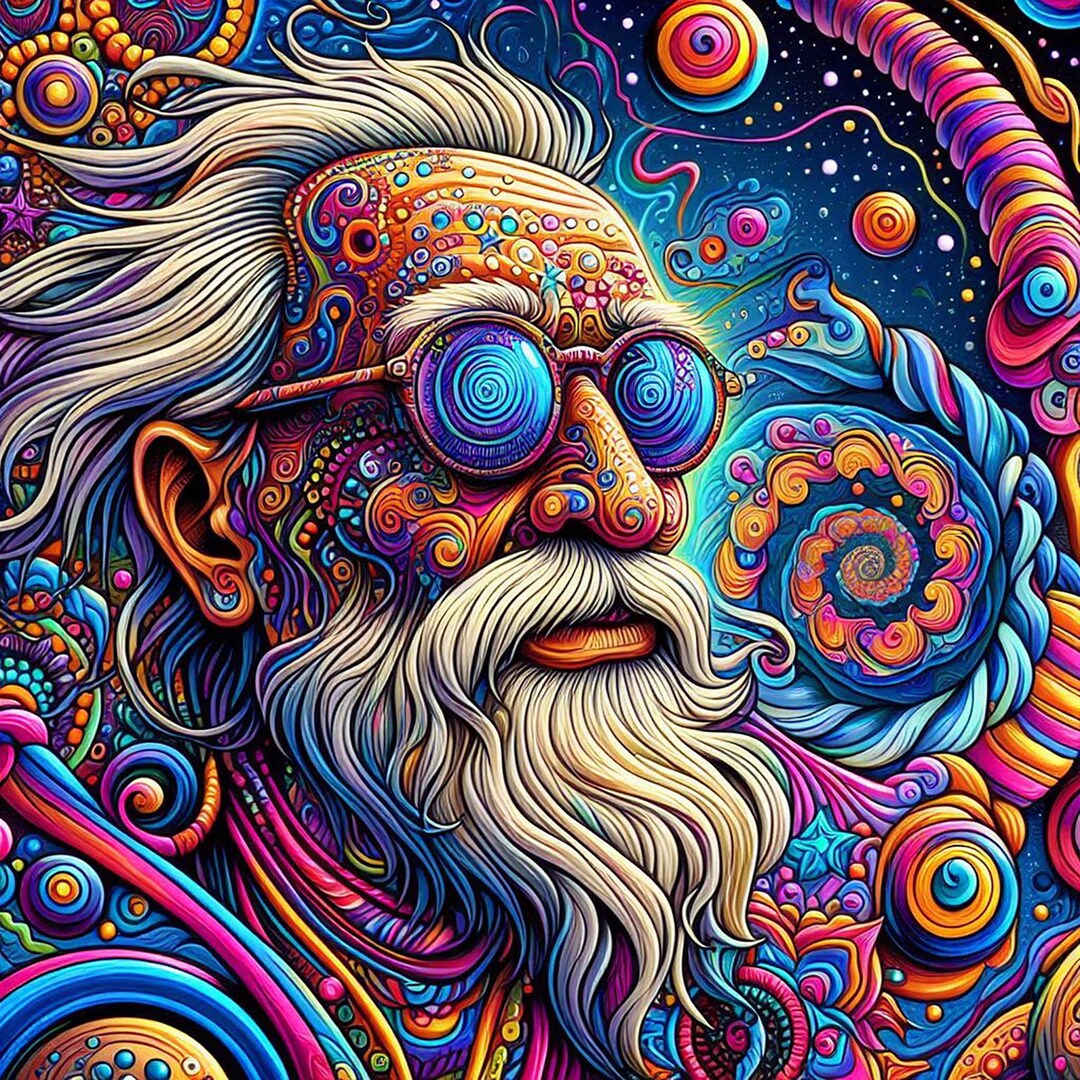 Vibrant Abstract Wizard Art | Digital Download - Etsy
