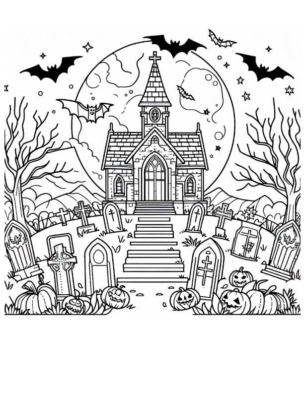Enter the Thrills: Haunted Mansion Coloring Pages, Haunted Mansion ...