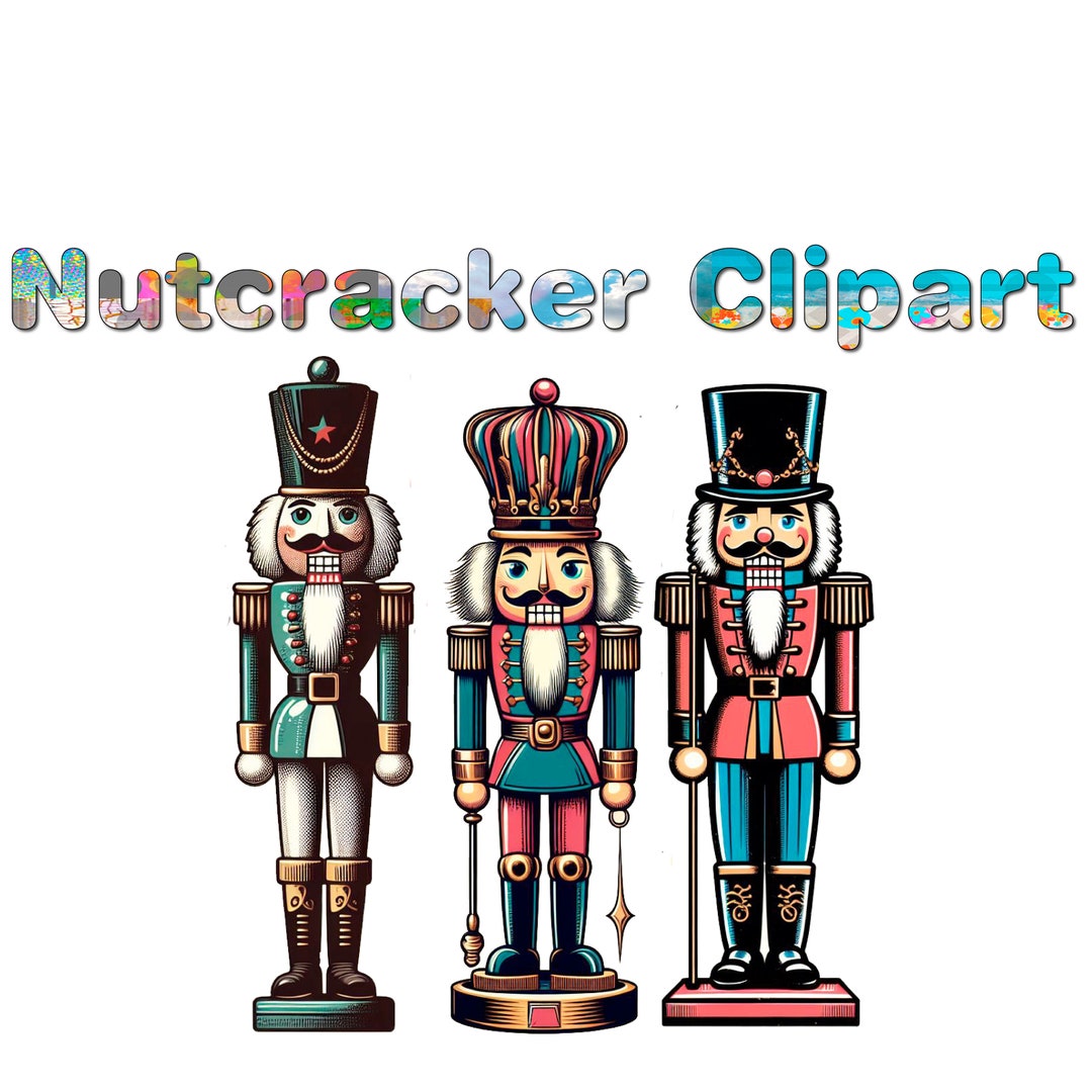 Festive Nutcracker Clipart Collection Bring Holiday Cheer to Your ...