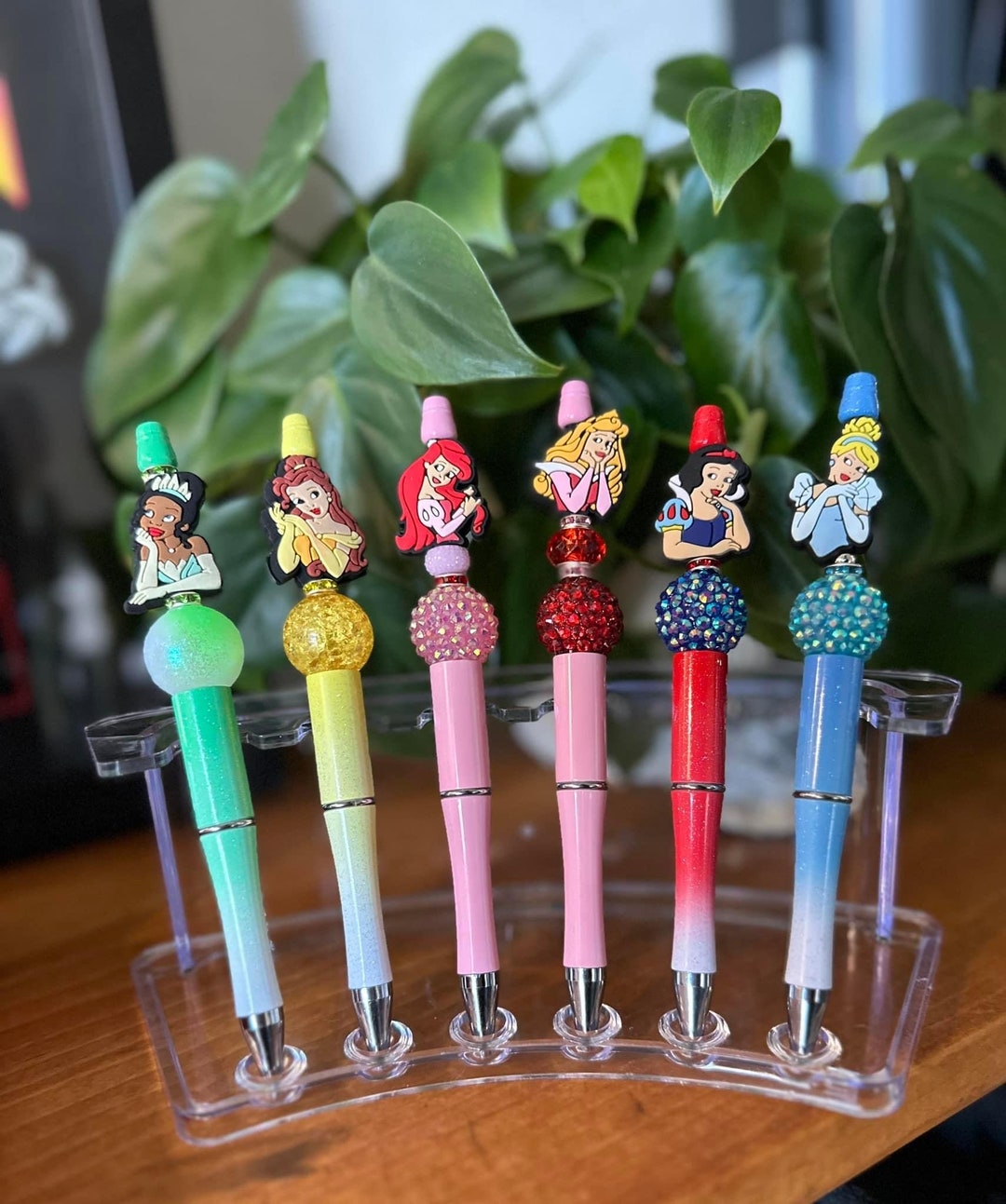 Custom Princess Collection Focal Beaded Pens - Etsy