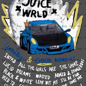 Juice Wrld Goodbye & Good Riddance SVG and PNG |sublimation Design ...