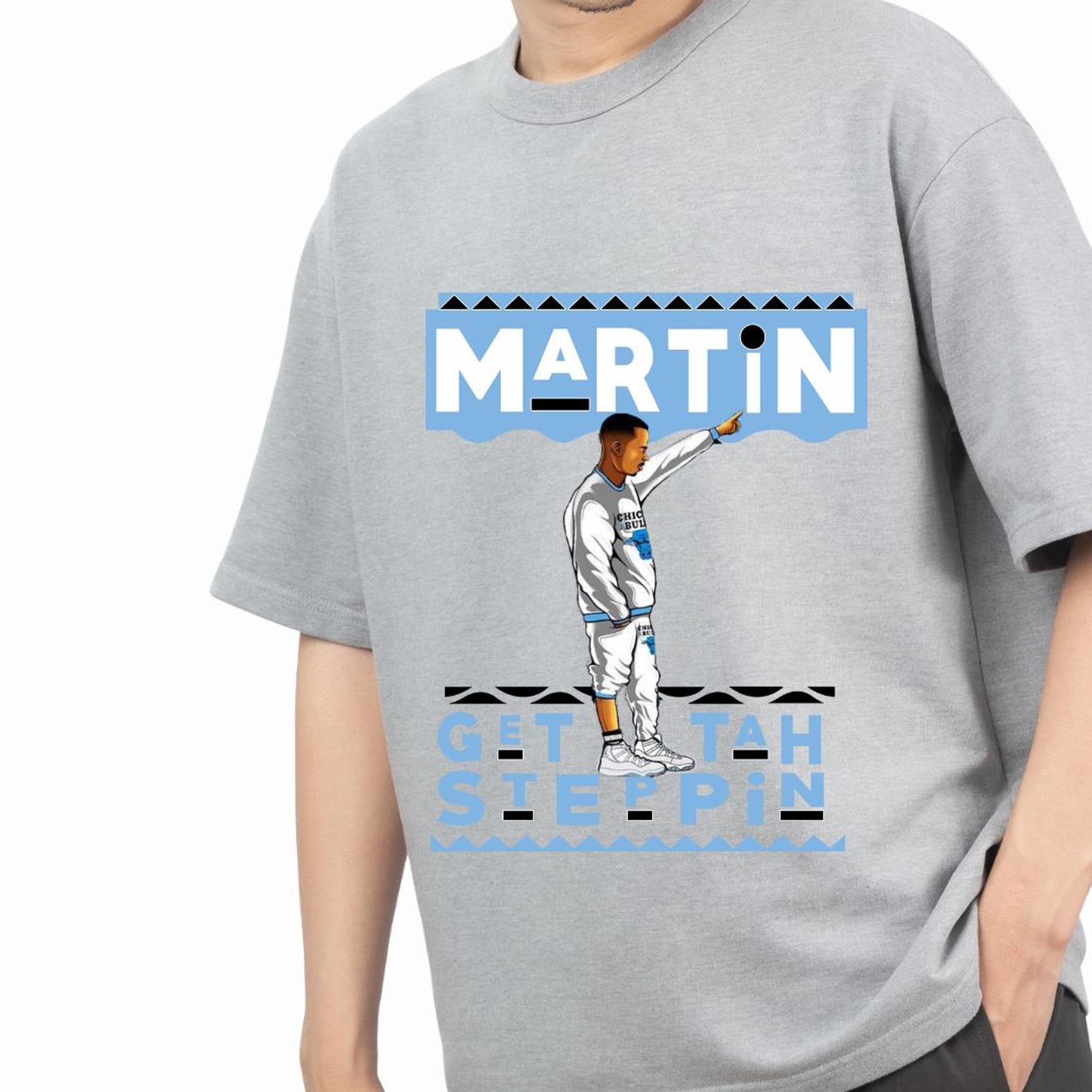 Martin in Blue | Martin Get Tah Steppin | PNG | Sublimation Design ...