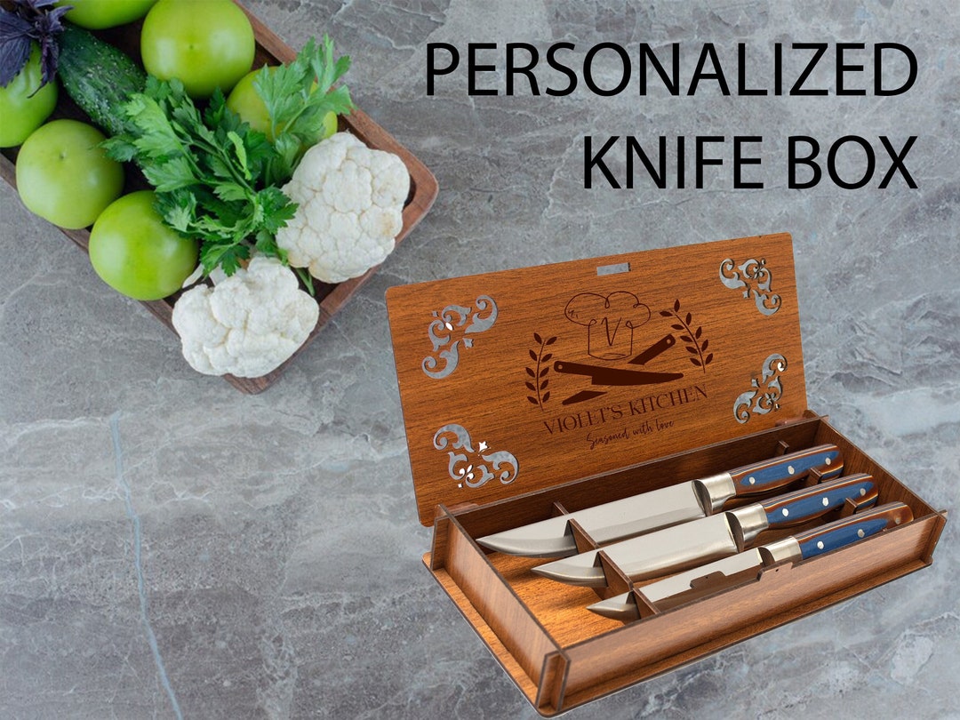 Seasoned With Love, Mom Kitchen Knife Set, 3 Piece Kitchen Knives With ...