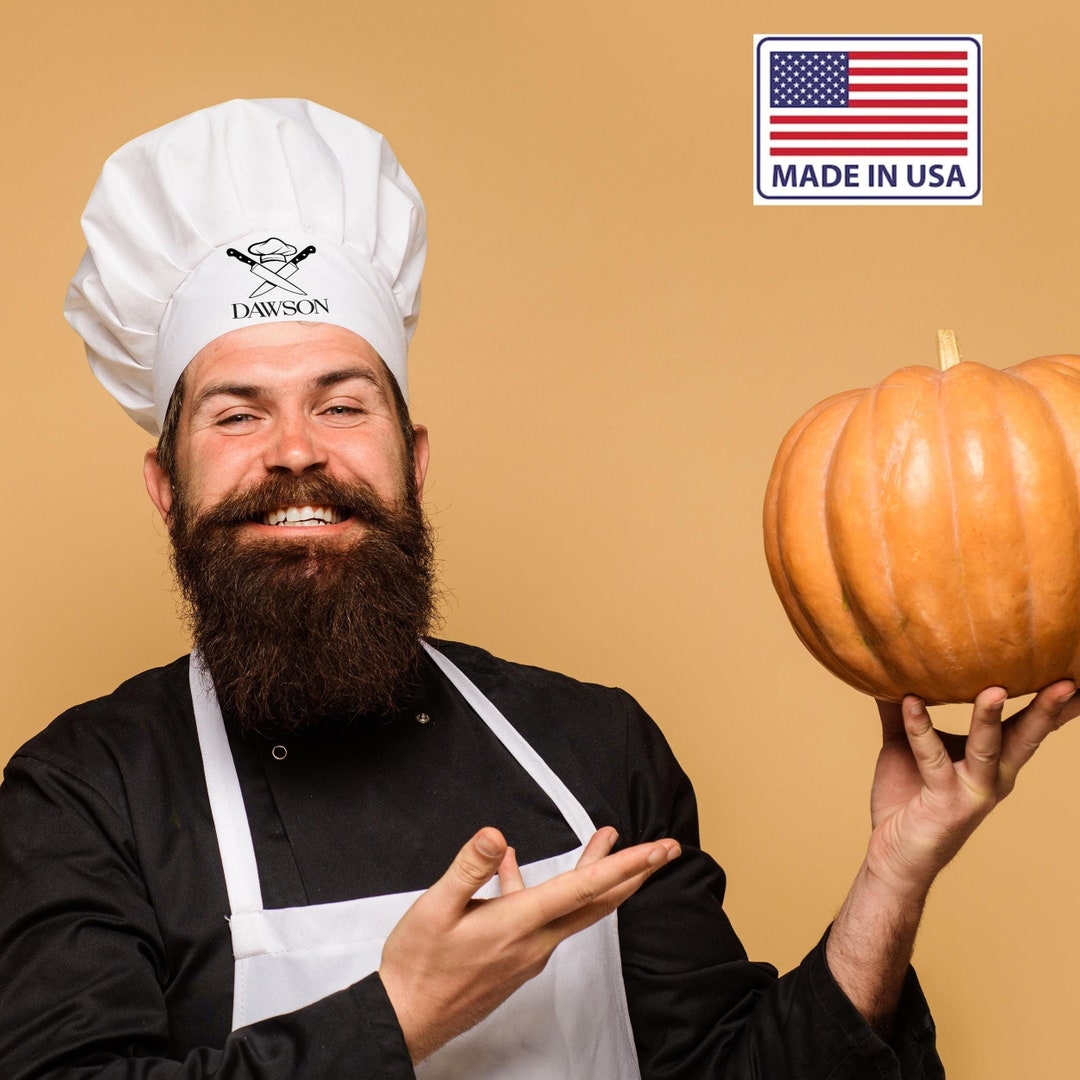 Custom Barbeque Chef Hat, Kitchen Chef Hat, Graduation Gift for Chef ...