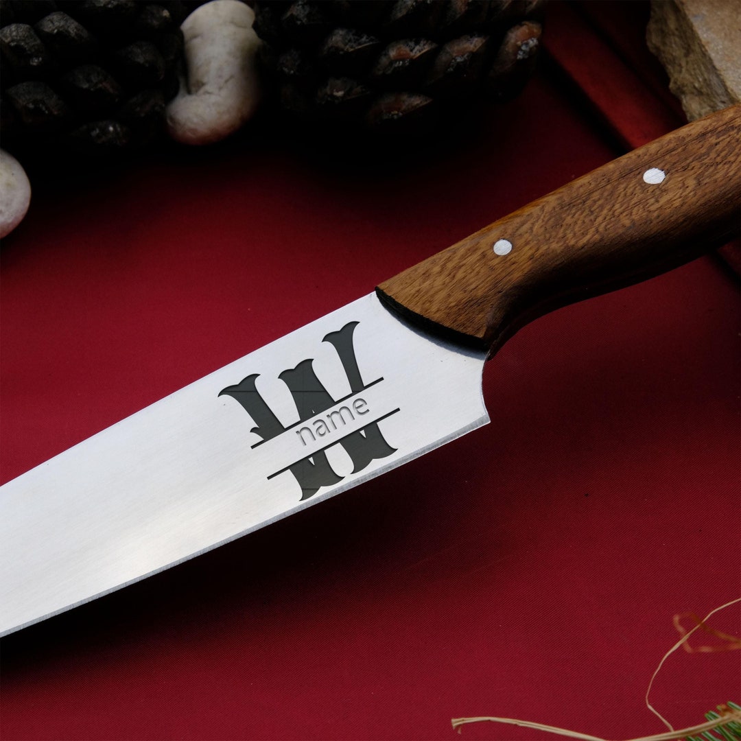 Personalized Chef Knife, Professional Kitchen Knife, Engraved Kitchen ...