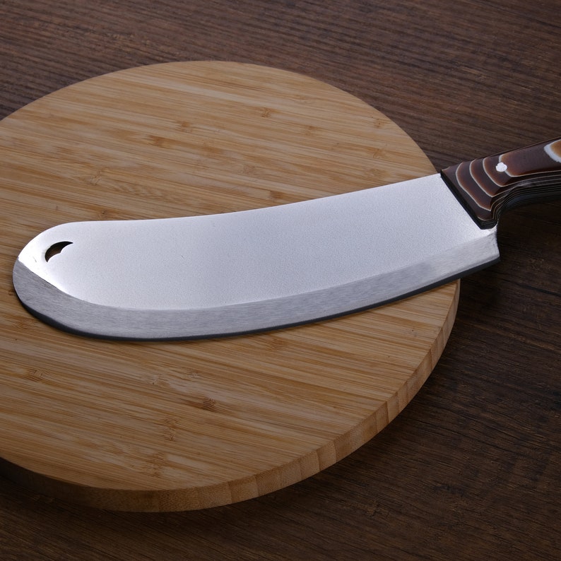 Stainless Steel Handmade Cleaver, Vegetable Mincing Knife, Fruit and ...