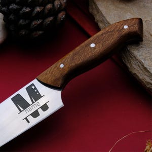 Engraved Kitchen Knife, Personalized Chef Knife, Professional Kitchen ...