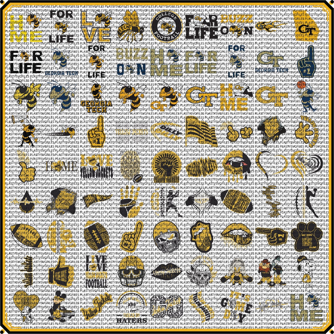 Yellow Jackets SVG Files, Cut Files for Cricut & Silhouette and More ...