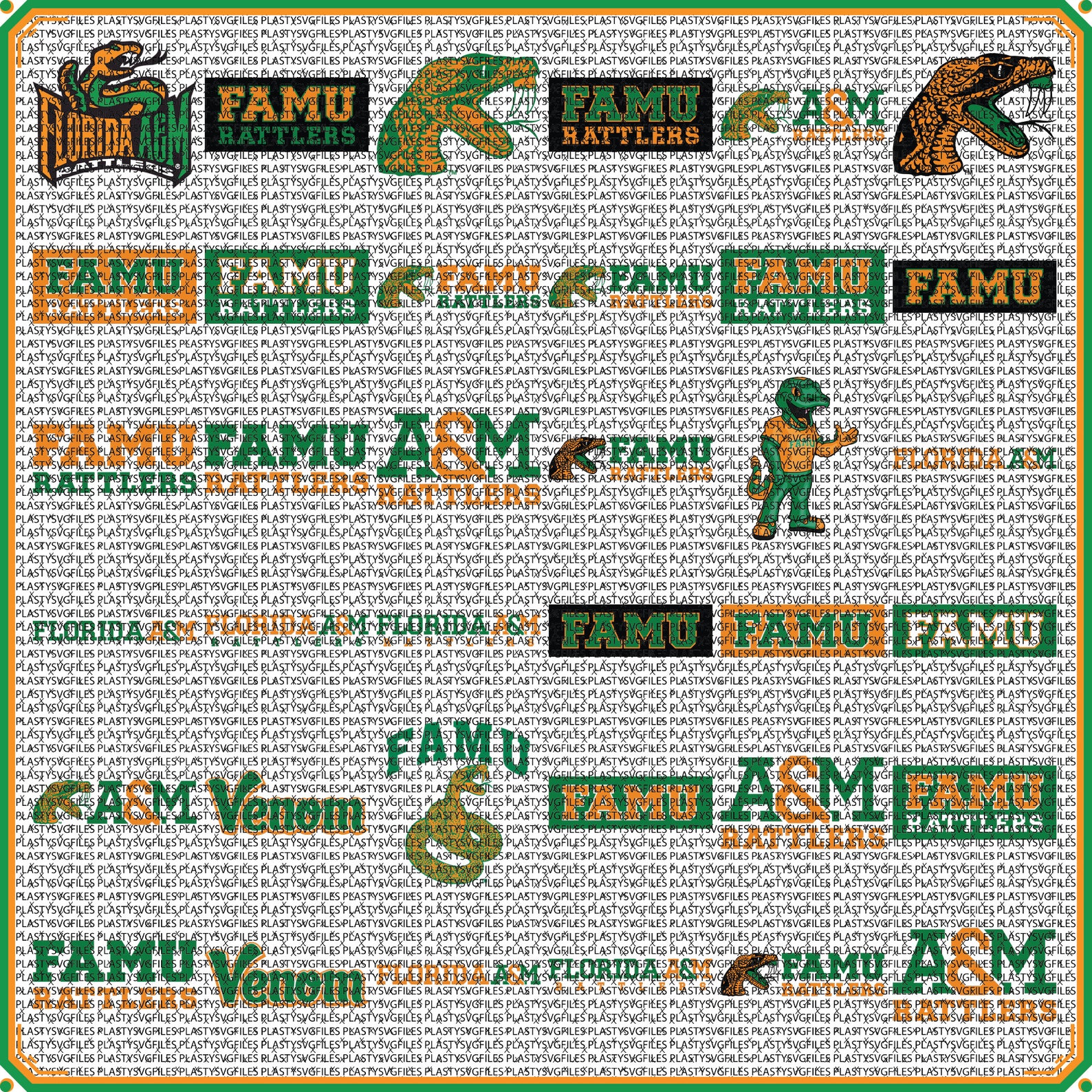 Rattlers SVG Files, Cut File for Cricut and Silhouette, Printable ...