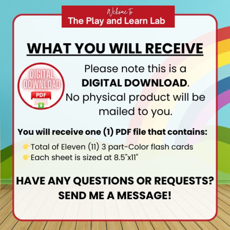 Colors Montessori Friendly Flash Cards - Etsy Canada