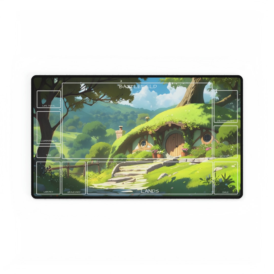 The Shire Playmat With Layout 24x14 Game Mats Tabletop Magic for MTG ...