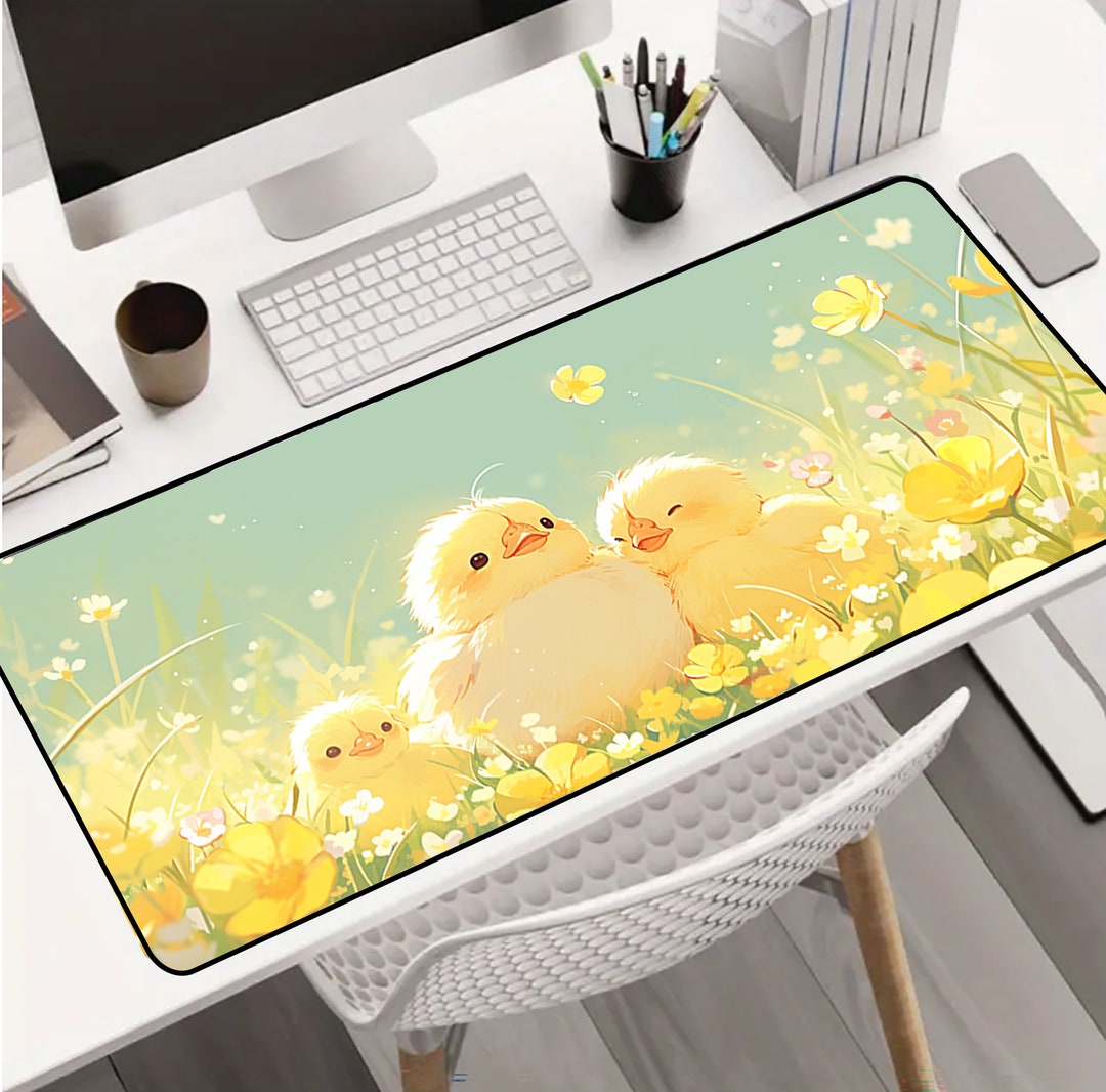 Mousepad Cute Baby Chickens Desk Mat Playmat 3 Sizes Available - Etsy