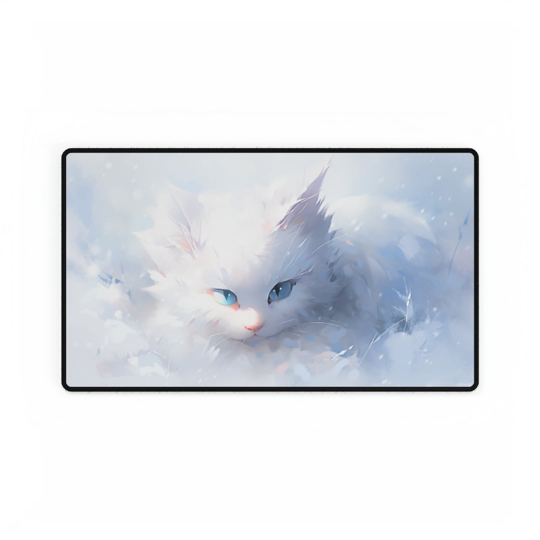 Cat MTG 24x14 Game Mat MTG/TCC Doubles as a Cute Mousepad No Layout - Etsy
