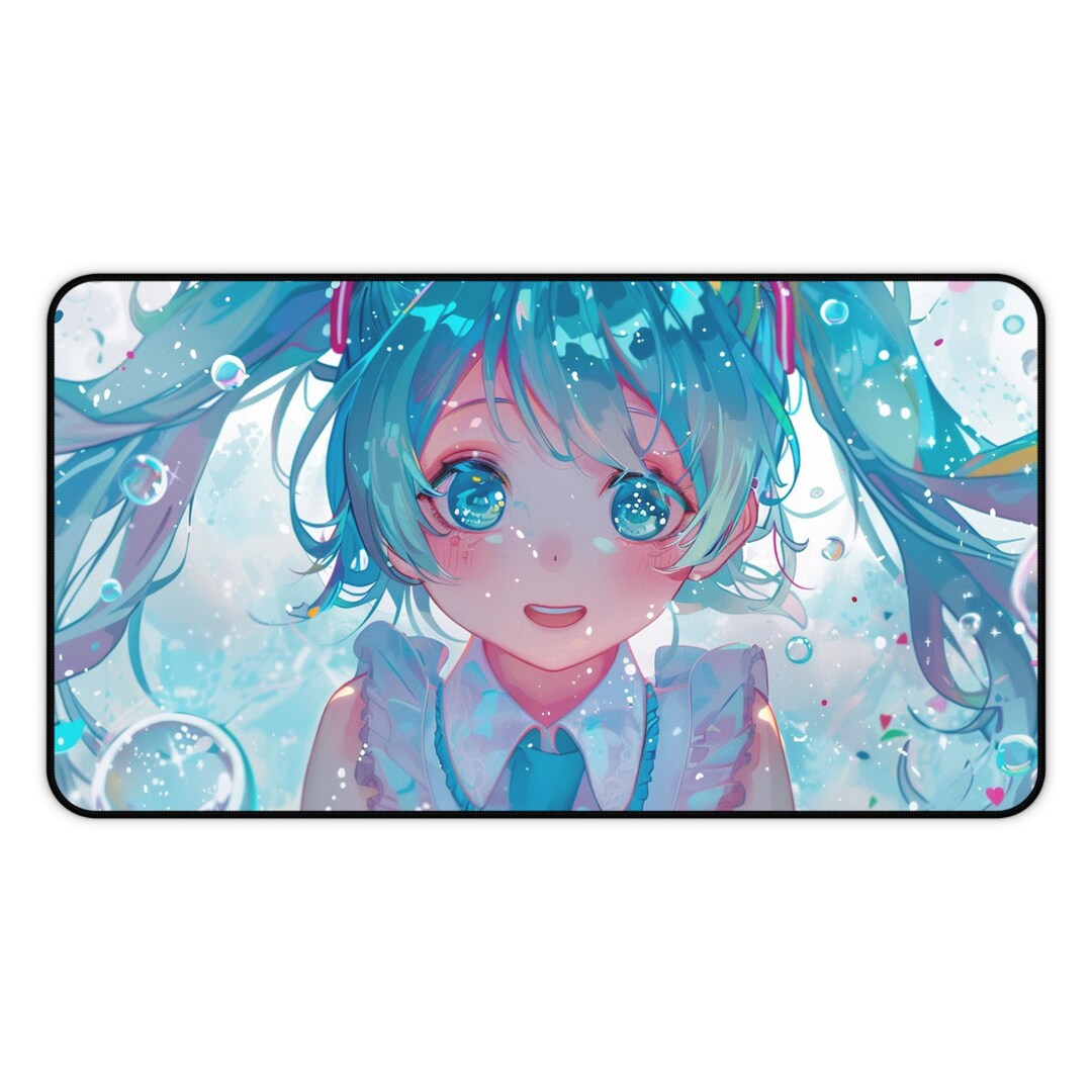 Hatsune Miku Desk Mat: Anime Gaming Mouse Pad, Otaku Gift - Etsy