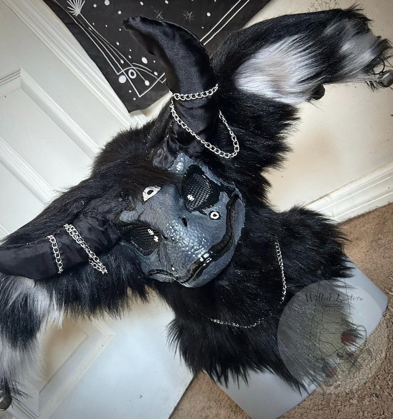 Custom Furred Dino Mask Fursuit Head - QUICK TAT - Etsy