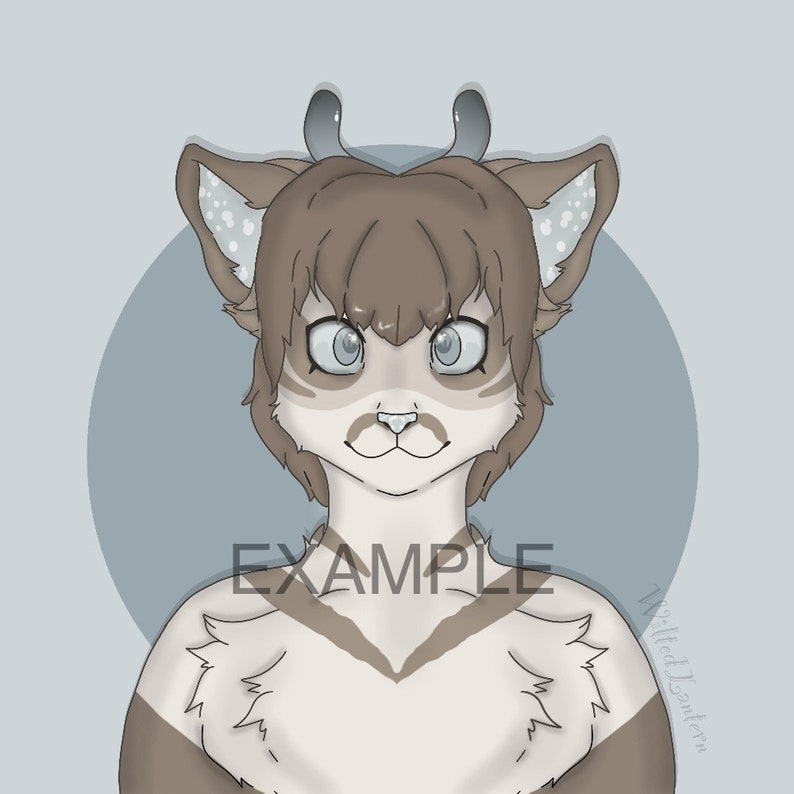 Custom Fursona Icon/ Fursona Pfp - QUICK TAT - Etsy