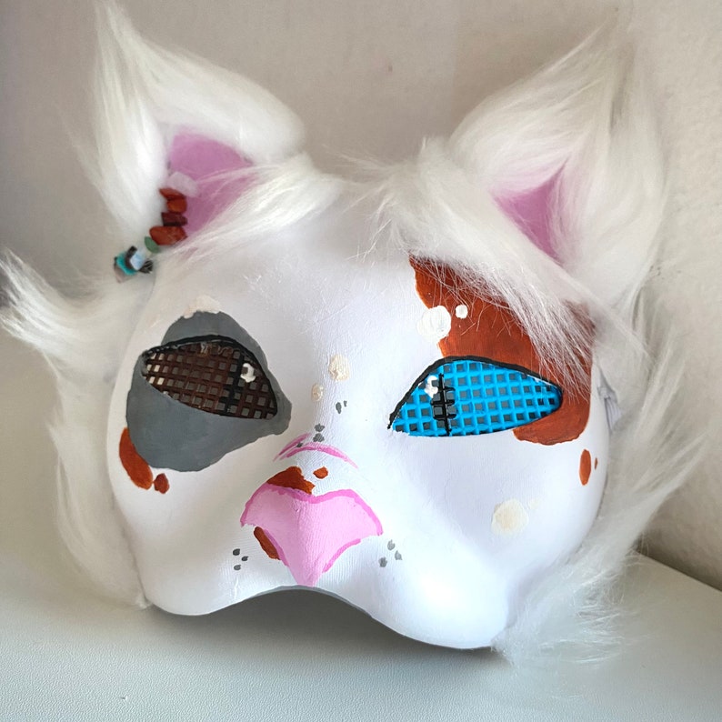 CUSTOM Therian Cat Mask QUICK TAT - Etsy