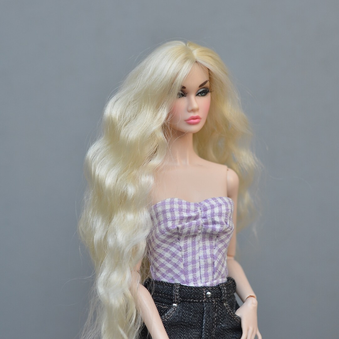 Angora Goat Blonde Wig for Poppy Parker, Integrity, Dominion, Janchor ...