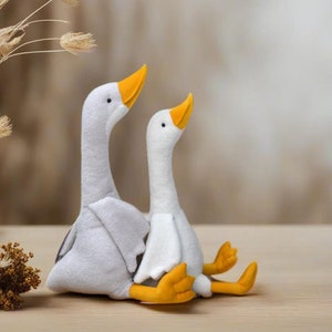 Goose Sewing Pattern PDF/ Make 2 Types of Big Geese for Hugs/stuffed ...