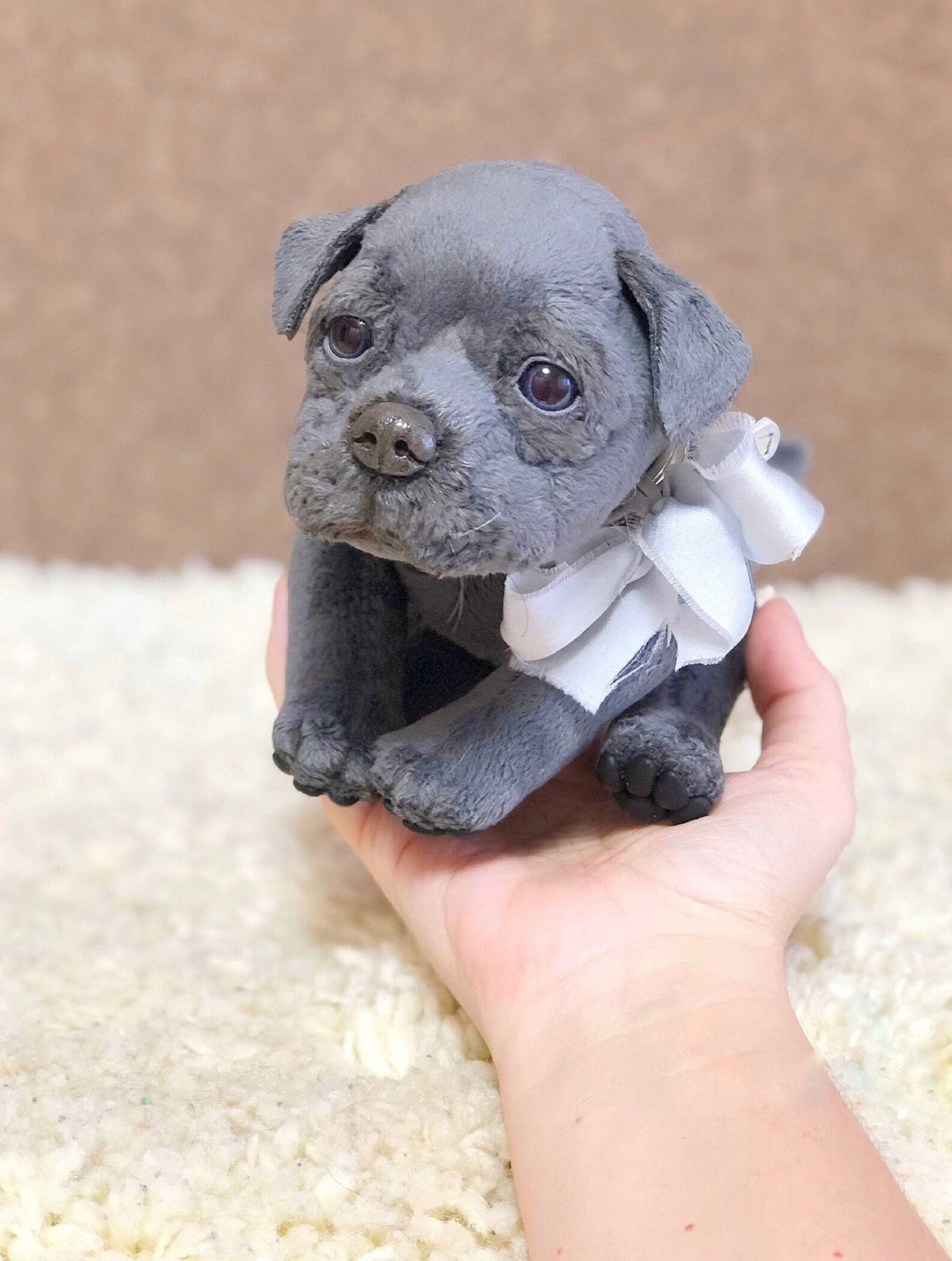 MADE TO ORDER Grey Labrador Dog Puppy Realistic Toy - Etsy