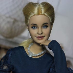 Custom Barbie Doll Head Repaint Millie With Sandy Blond Hair OOAK - Etsy