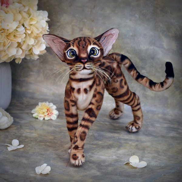 Realistic Cat - Etsy