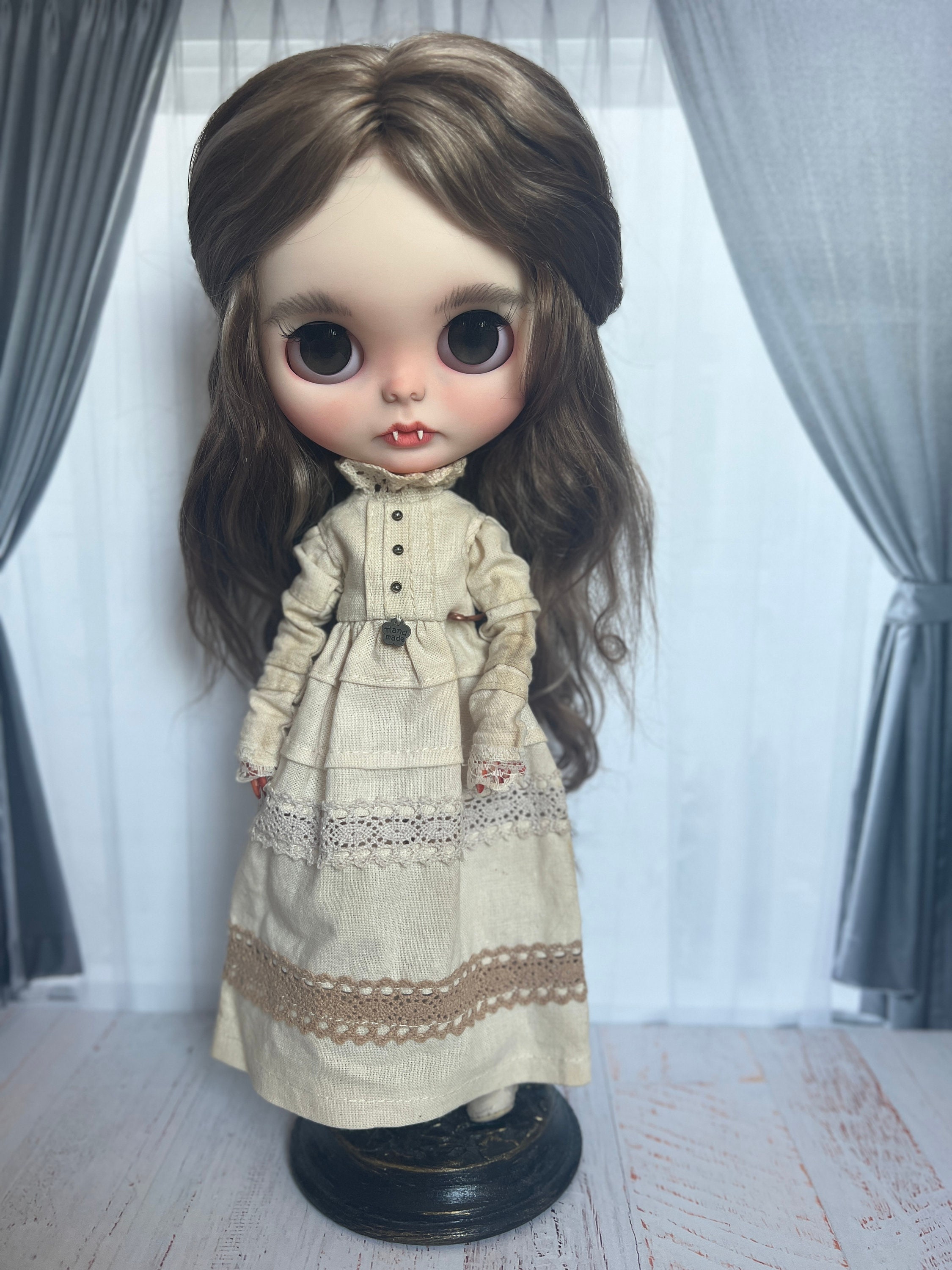 Custom Blythe Doll Vampire Scary Spooky Daed. Blythe Doll OOAK - Etsy