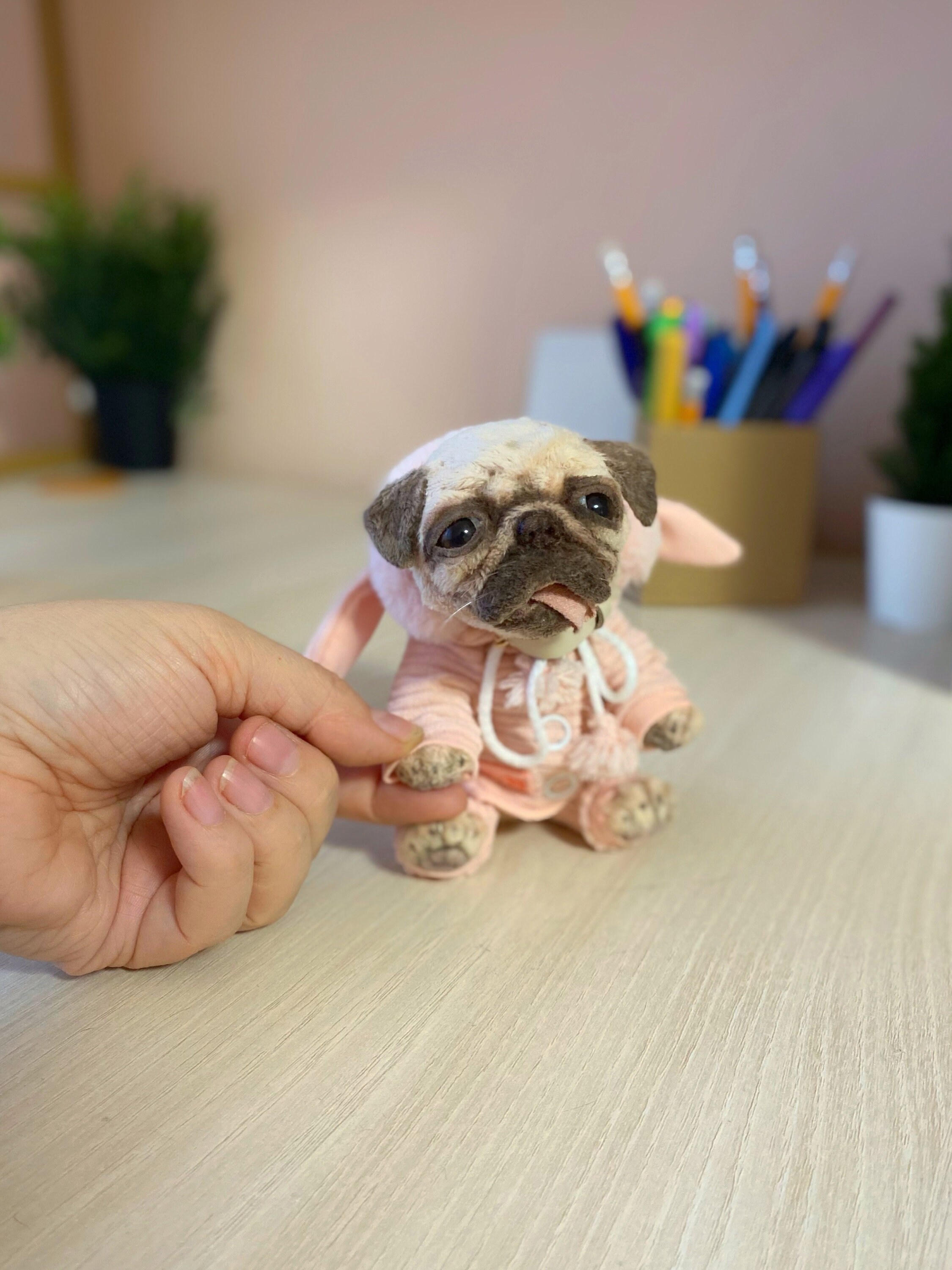 MADE TO ORDER Pug Puppy Realistic Soft Toy - Etsy