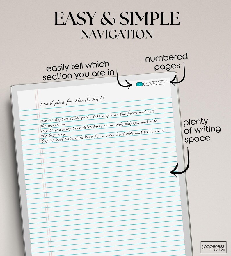 2 in 1 Legal Pad Notebook Bundle for Remarkable Paper Pro | White ...