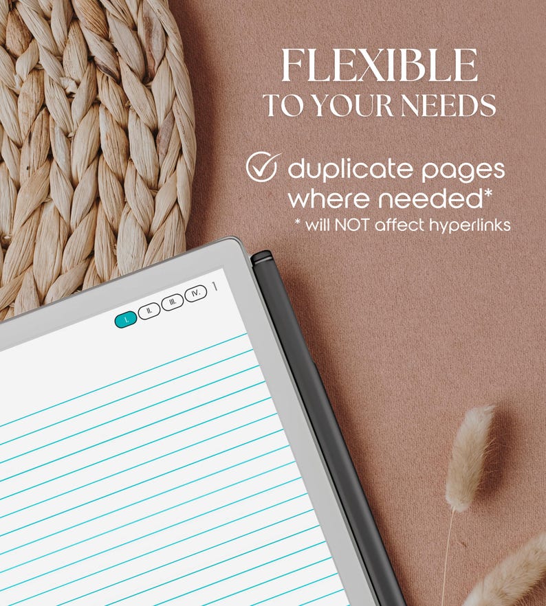 White Legal Pad Notebook for Remarkable Paper Pro, Remarkable 2 | Lined ...