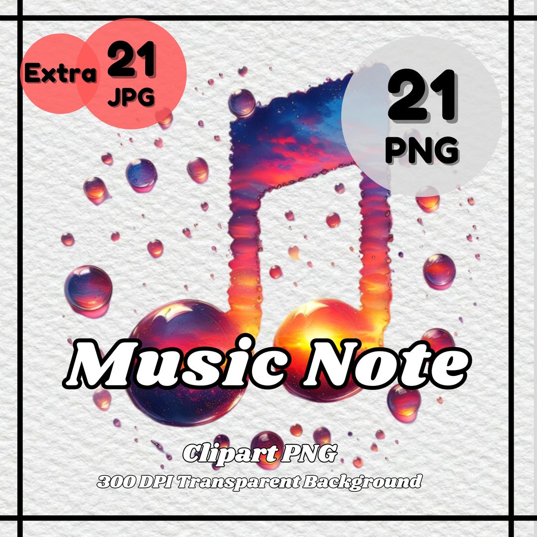 Music Note PNG - 21 Music Note Clipart - PNG Files, Transparent ...