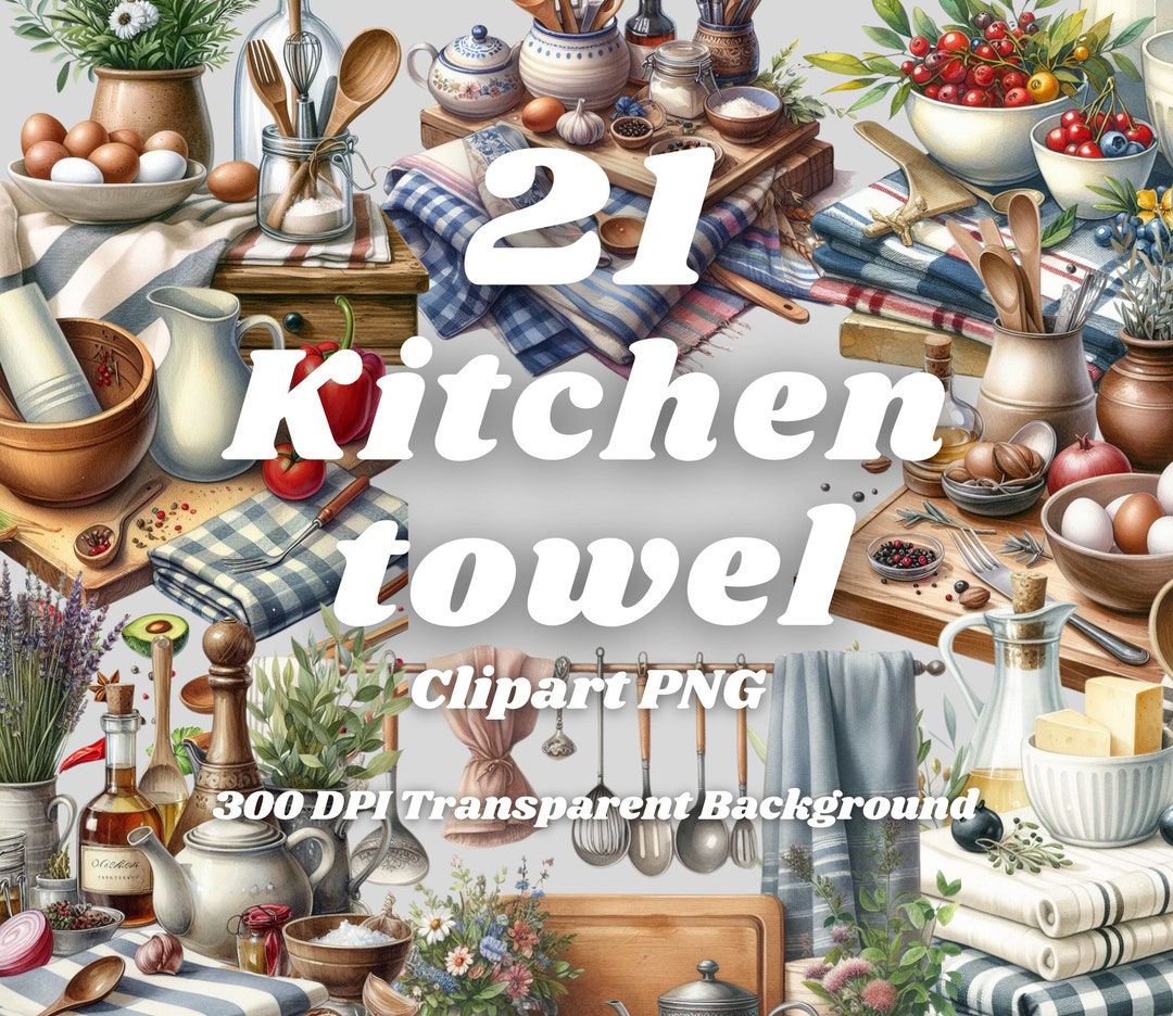 Kitchen Towels PNG - 21 Kitchen Towels Clipart - PNG Files, Transparent ...