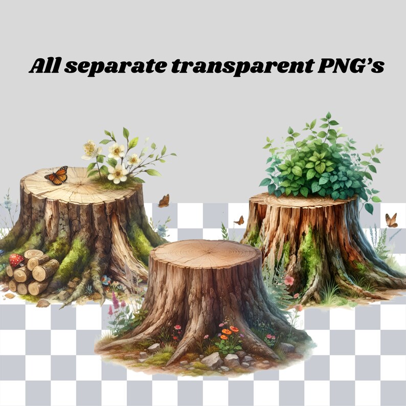 Tree Stump PNG - 21 Tree Stump Clipart - PNG Files, Transparent ...