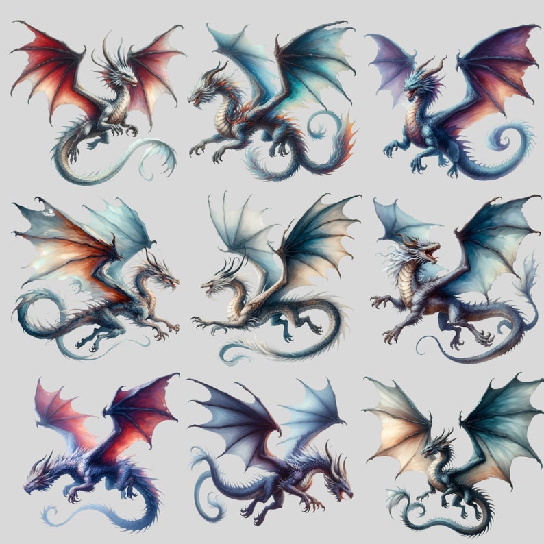 Dragon PNG - 21 Dragon Clipart - PNG Files, Transparent Background, 300 ...