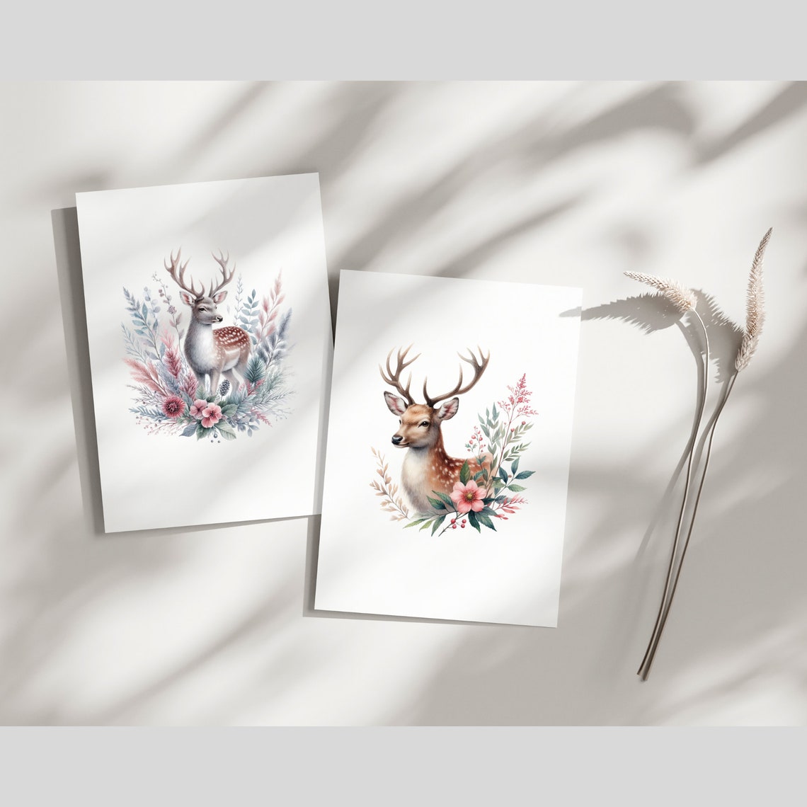 Deer PNG - 21 Deer Clipart - PNG Files, Transparent Background, 300 DPI ...