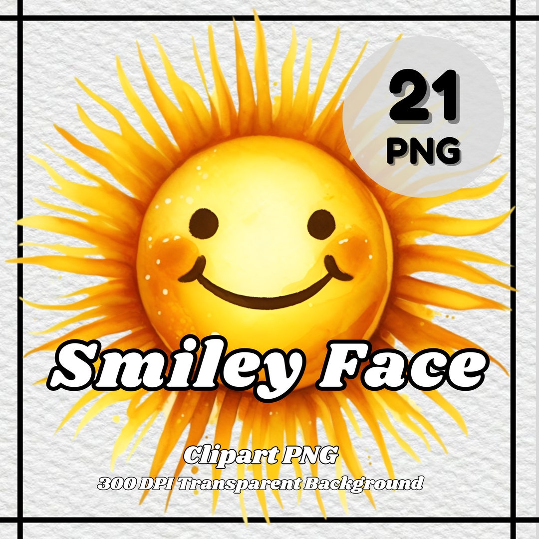 Sun Smiley Face PNG - 21 Sun Smiley Face Clipart - PNG Files ...