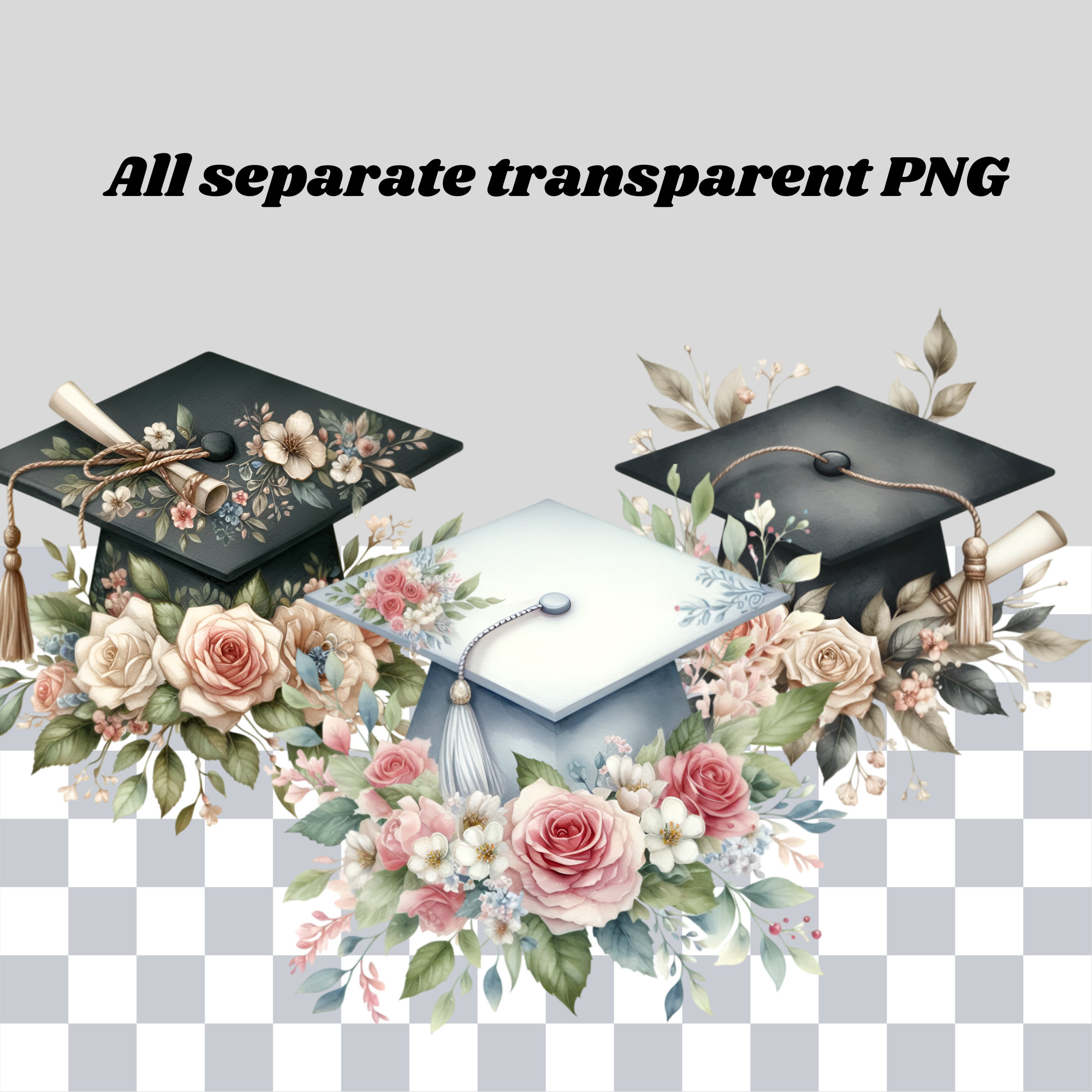 Graduation Hat PNG - 21 Graduation Hat Clipart - PNG Files, Transparent ...