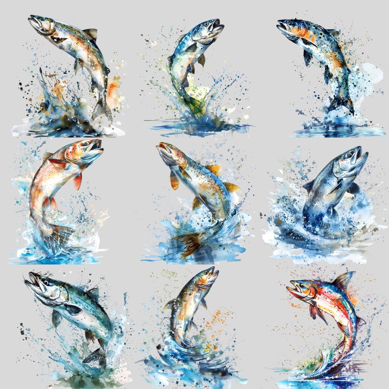 Fish PNG - 21 Fish Clipart - PNG Files, Transparent Background, 300 DPI ...