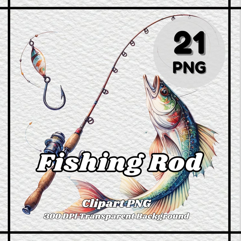 Fishing Clip Art - Etsy
