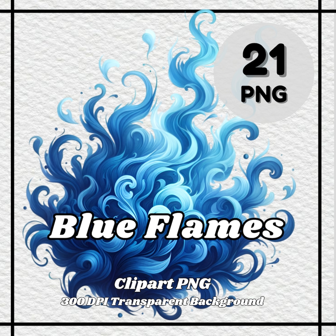 Blue Flames PNG - 21 Blue Flames Clipart - PNG Files, Transparent ...