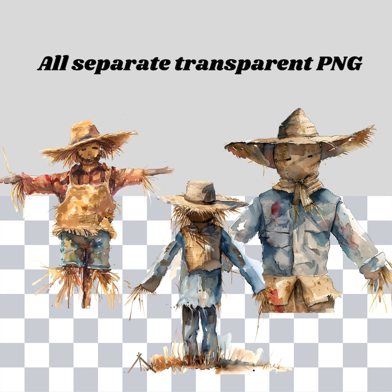 Scarecrow PNG 21 Scarecrow Clipart PNG Files, Transparent Background ...