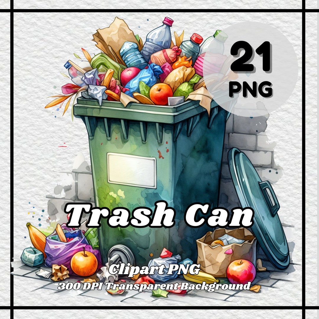 Trash Can PNG - 21 Trash Can Clipart - PNG Files, Transparent ...
