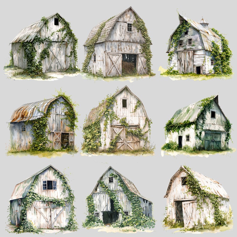 Barn PNG - 21 Barn Clipart - PNG Files, Transparent Background, 300 DPI ...