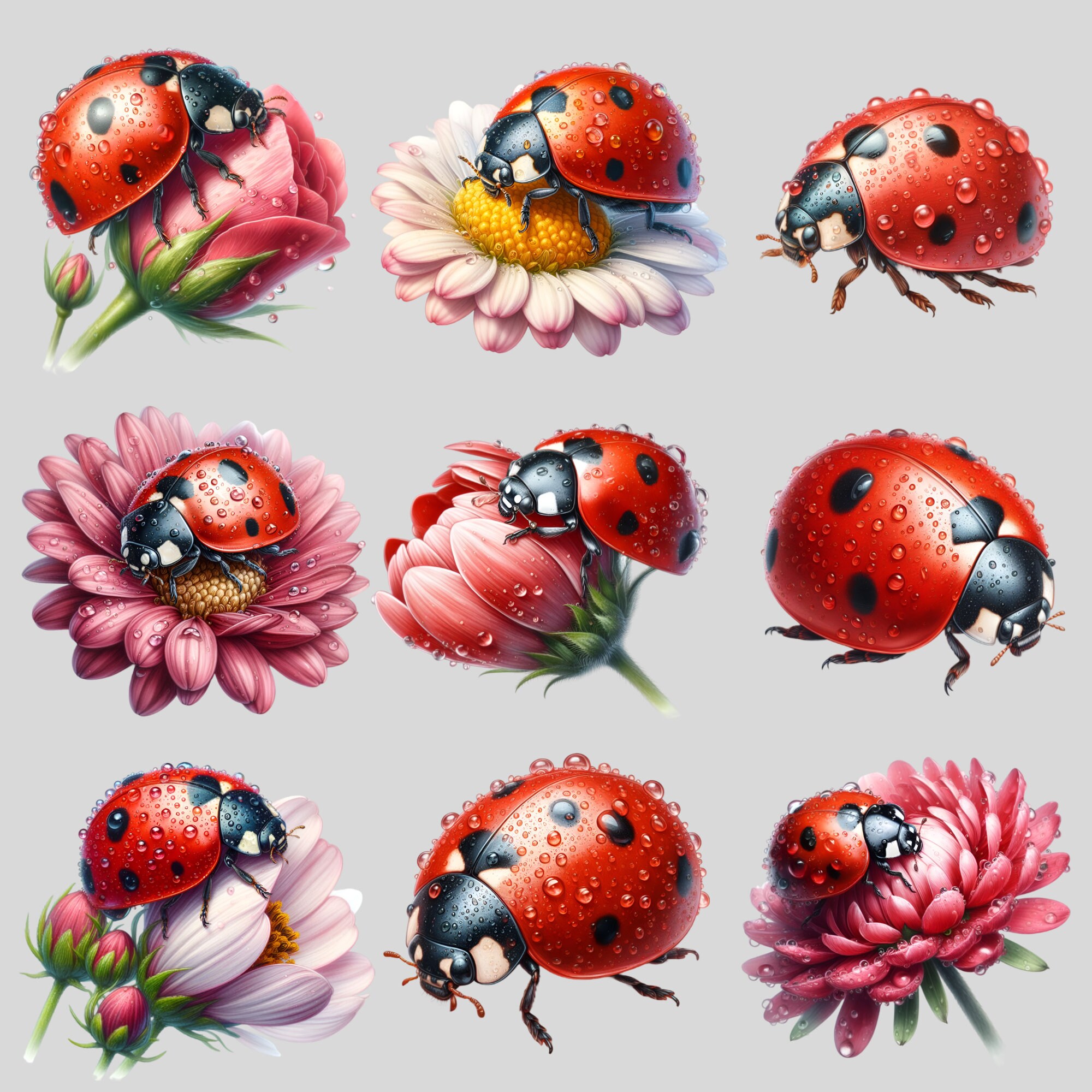 Ladybug PNG 21 Ladybug Clipart PNG Files, Transparent Background, 300 ...