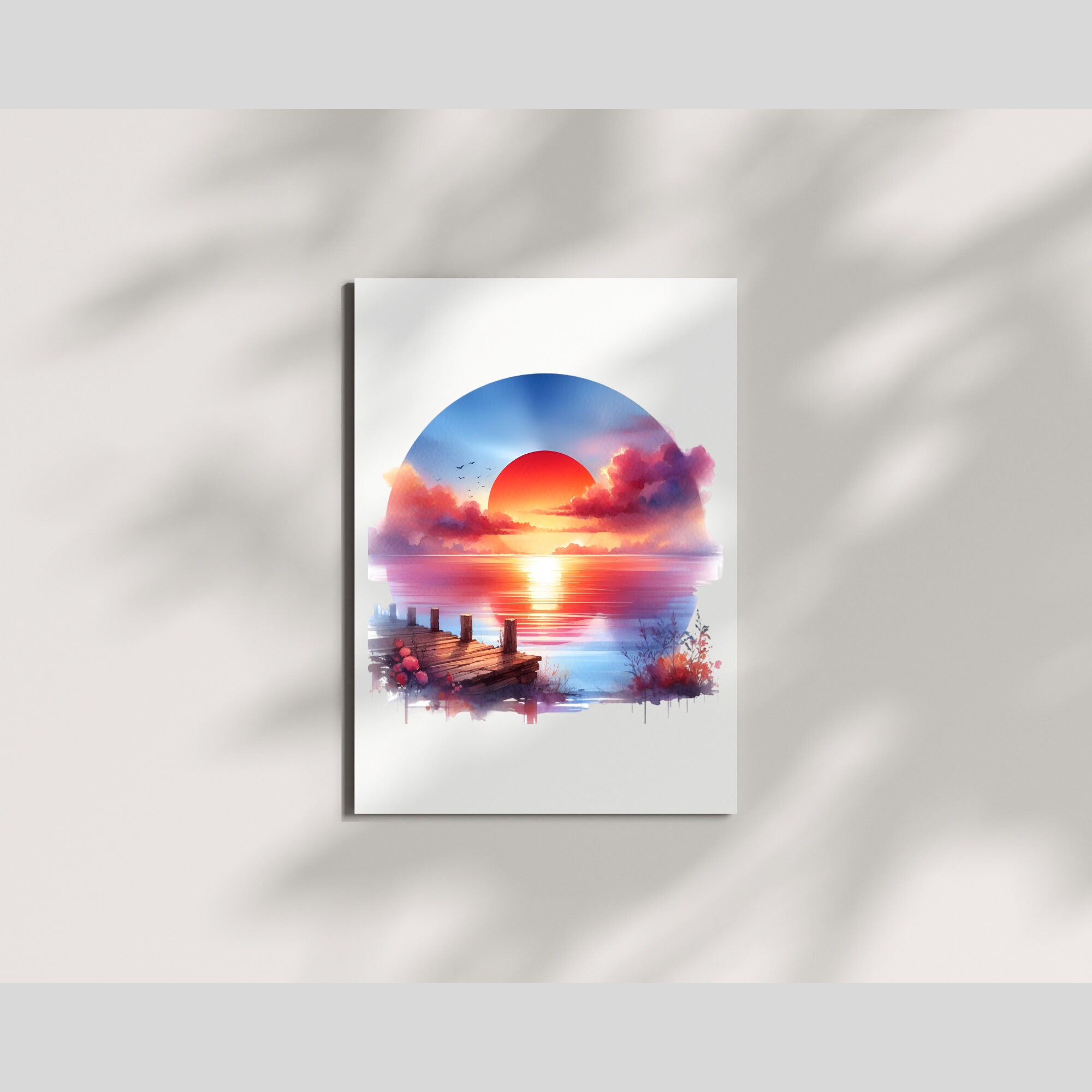 Sunset PNG 21 Sunset Clipart PNG Files, Transparent Background, 300 DPI ...